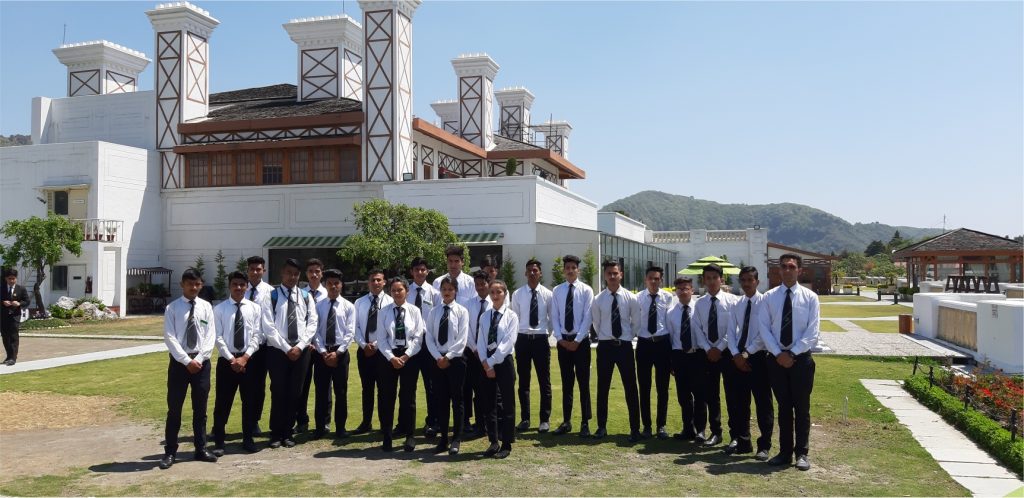 Hotel Management Students at Hotel Jaypee Residency Manor Mussoorie